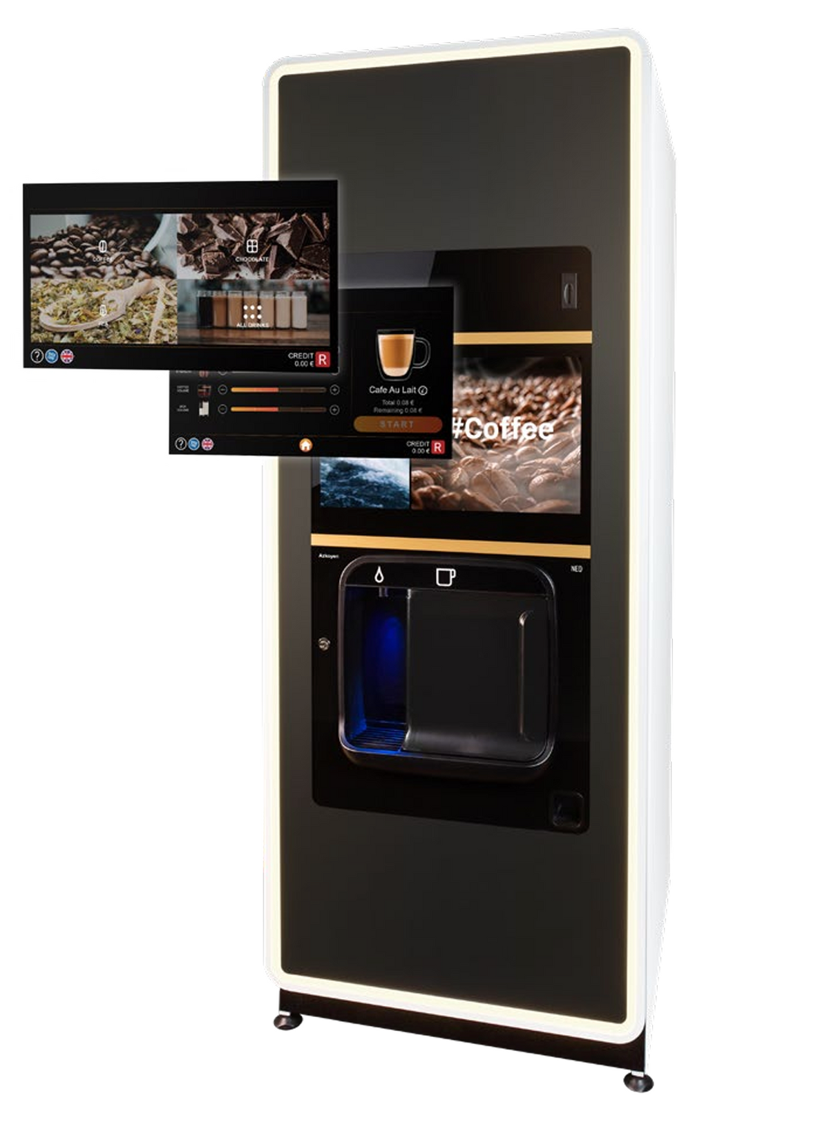 NEO Q - Coffee & Water Fountain - Hot Drinks Vending Machine